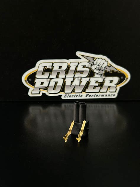 Conector Macho 2 Vias 8743 Crispower