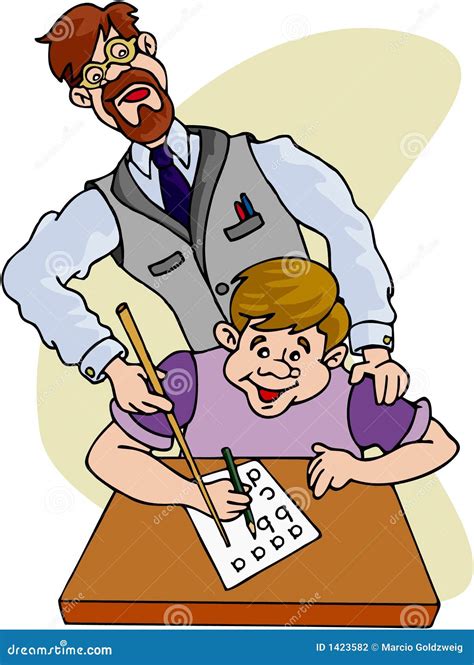Teatcher Professor Stock Illustration Illustration Of Graphic 1423582