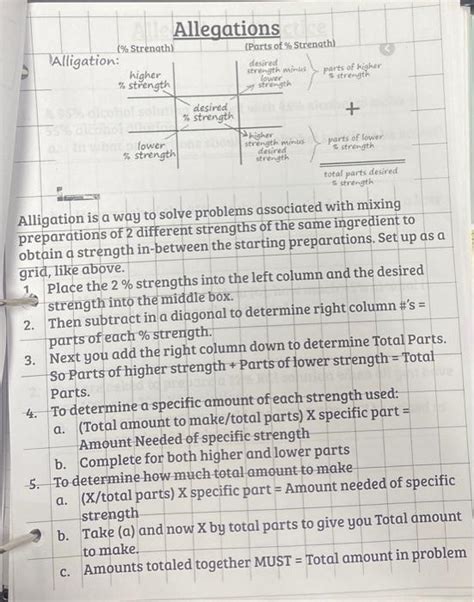 Solved Alligation Is A Way To Solve Problems Associated With