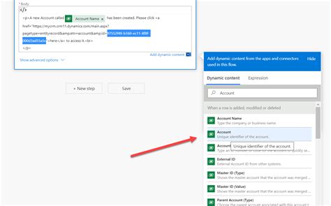 Working With Dynamic Hyperlinks In The Outlook Send An Email Action