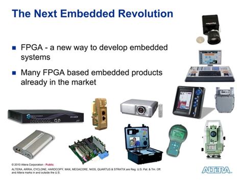 Benefits Of Using Fpgas For Embedded Processing Embedded World 2010 Ppt