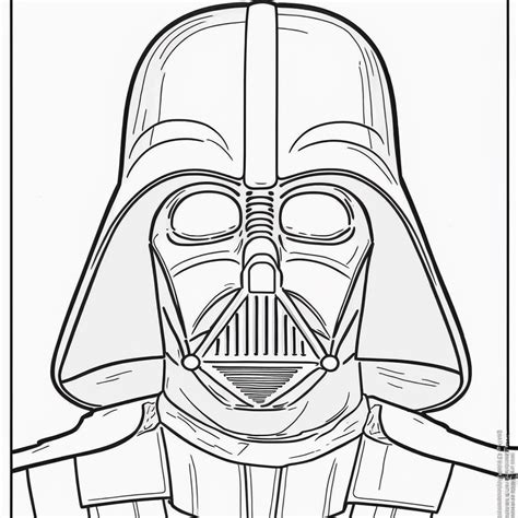 Darth Vader Top Coloring Pages