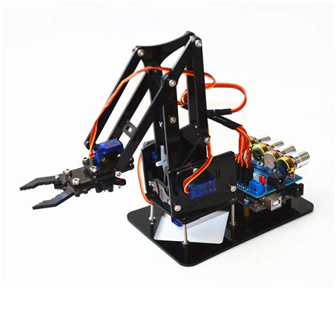 Jual Import Diy Acrylic Lengan Robot Robot Cakar Arduino Kit 4dof