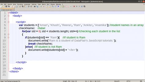 JavaScript Loop Control Top Statements With Real Life Examples DataFlair