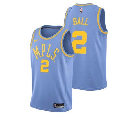 Mens 2 Lonzo Ball Jersey Blue Los Angeles Lakers Mpls Fanatics