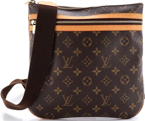 Louis Vuitton Pre Loved Bosphore Pochette Monogram Canvas
