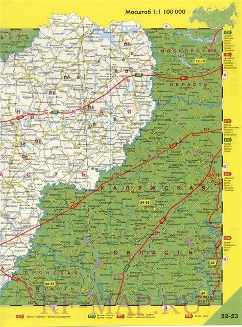 Регион на одной карте Смоленская область Высококачественная карта