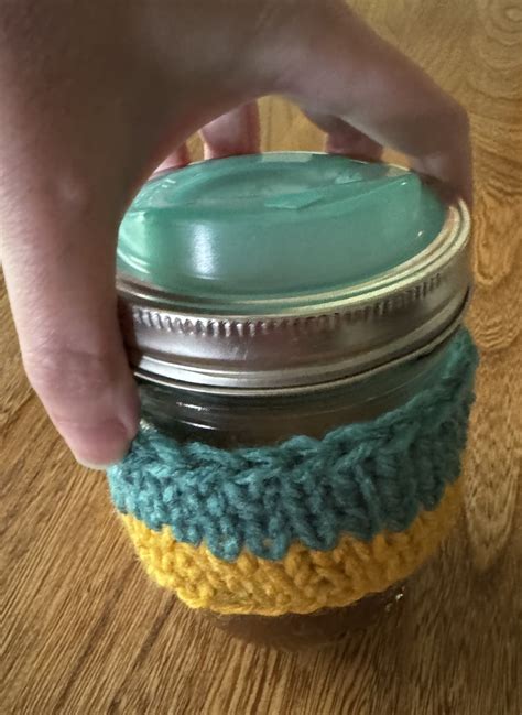 Waistcoat Stitch Jar Cozy Pattern Our Daily Craft Waistcoat Stitch Jar Cozy Pattern Our Daily Craft