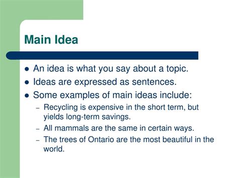 Ppt Thesis Statement Main Idea Conclusion Powerpoint Presentation Free Download Id 386899