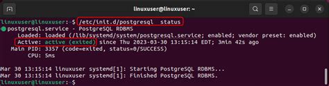 How To Restart Postgresql Server On Linux Commandprompt Inc
