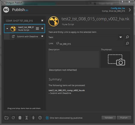 Tk Multi Publish2 Itemdescription Not In Ui Pipeline Integrations