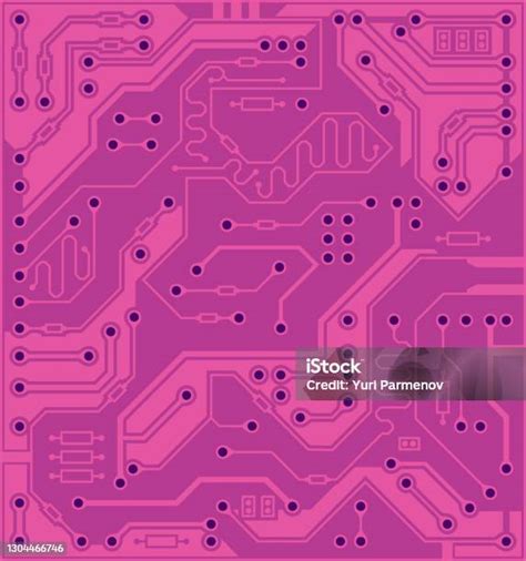컴퓨팅 모듈 회로 기판입니다 부르고뉴 그래픽 비디오 카드 마이크로 회로가있는 인쇄 된 컴퓨터 마더 보드 전자 벡터 배경 0명에 대한 스톡 벡터 아트 및 기타 이미지 Istock