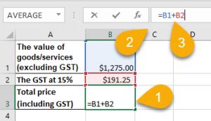 How To Calculate GST In Excel Spreadsheet Daddy