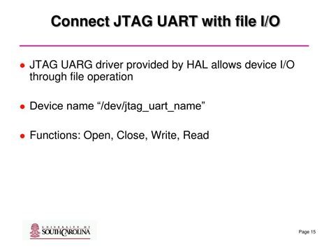 Ppt Jtag Uart Port In Nios Powerpoint Presentation Free Download