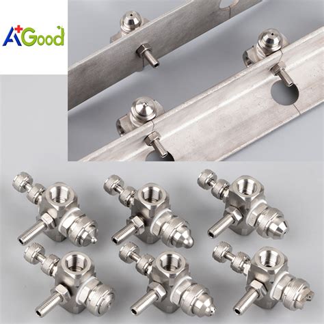 사이펀 공기 분무 안개 분사 제트 노즐 조정 가능한 미세 안개 분무기 2 유체 가스 물 혼합 스프레이 헤드 14 인치 Aliexpress