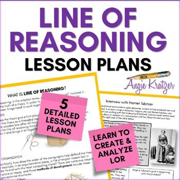 Line Of Reasoning Lesson Plans Logical Reasoning AP Language And Composition