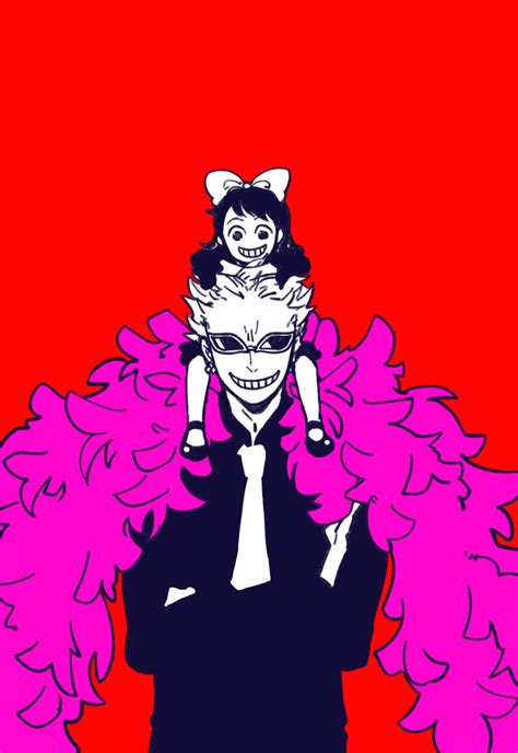 Donquixote Doflamingo And Baby One Piece Drawn By Itowo Itowc Danbooru