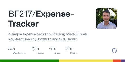GitHub BF Expense Tracker A Simple Expense Tracker Built Using ASP NET Web Api React