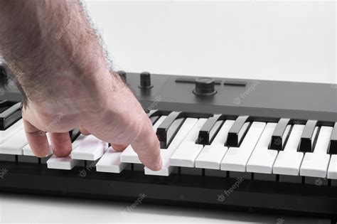 Premium Photo Midi Synthesizer On White Background