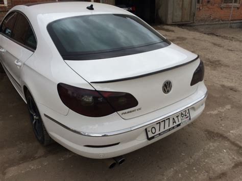 Карбоновый спойлер — Volkswagen Passat CC, 1,8 л, 2010 года | тюнинг ...