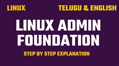 Linux In Telugu And English By Srcoroporate Trainer Kk Youtube