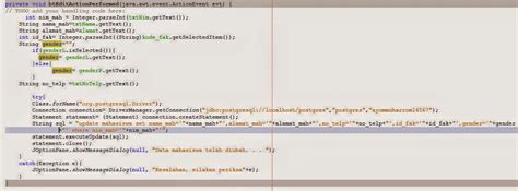 Selamat Datang Koneksi PostgreSQL Pada NetBeans