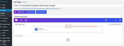 How To Use Ready Templates Offered By Hongo Hongo Documentation