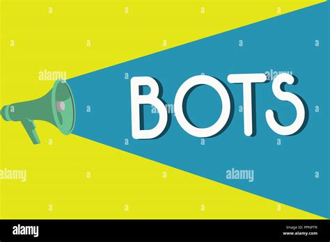 Handwriting Text Bots Concept Meaning Automated Program That Runs Over The Internet Artificial