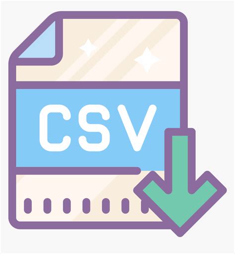 Export Csv Icon Png Icon Download Csv Transparent Png Kindpng
