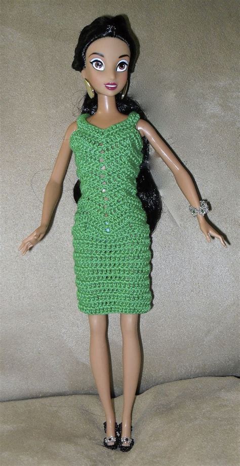 Ravelry Zig Zag Fashion Doll Dress Short By Hazel Furst Crochet