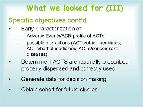 Pilot Cohort Event Monitoring Of Acts In Nigeria