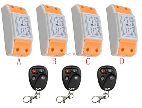 New AC220V 1CH Radio Controller RF Wireless Relay Remote Control Switch 315 MHZ 433 MHZ