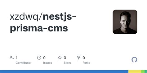 GitHub Xzdwq Nestjs Prisma Cms