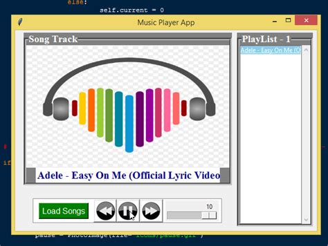 Music Player App Using Tkinter In Python With Source Code SourceCodester