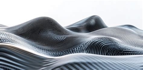 A White Abstract Sculpture With Swirly Undulating Curves Resembling Smooth Flowing Forms