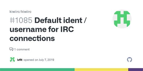 default ident username for irc connections · issue 1085 · kiwiirc