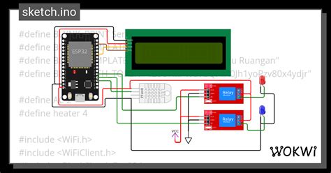 Pengkondisi Suhu Ruang Hani Simbala Wokwi Esp32 Stm32 Arduino