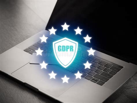 Cyber Internet Security Concept GDPR And Cybersecurity Protection Of Private Personal Data