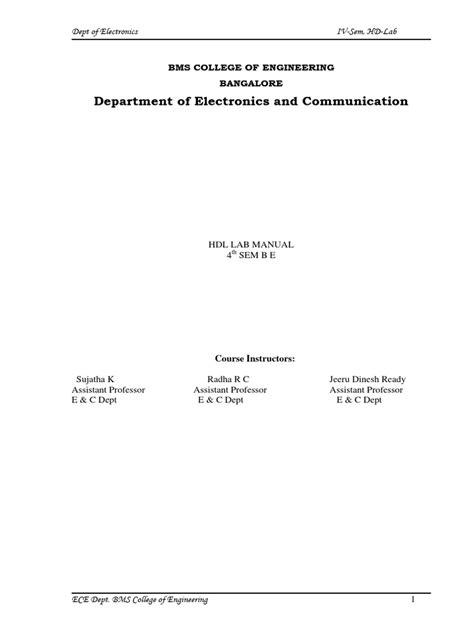 hdl manual new pdf logic gate vhdl