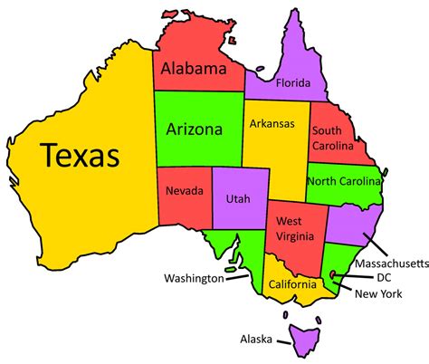 A Map Of Australia For Americans Odd Stuff Magazine
