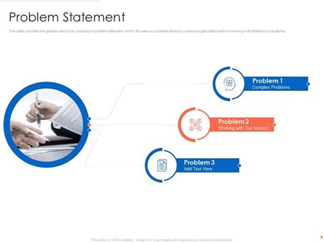 Problem Statement Consultancy Firm Presentation Graphics Presentation PowerPoint Example
