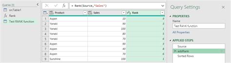 Powerbi RANK Function In For Power Query Stack Overflow