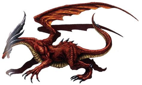 Ruby Dragon Final Fantasy Concept Art Fantasy Dragon