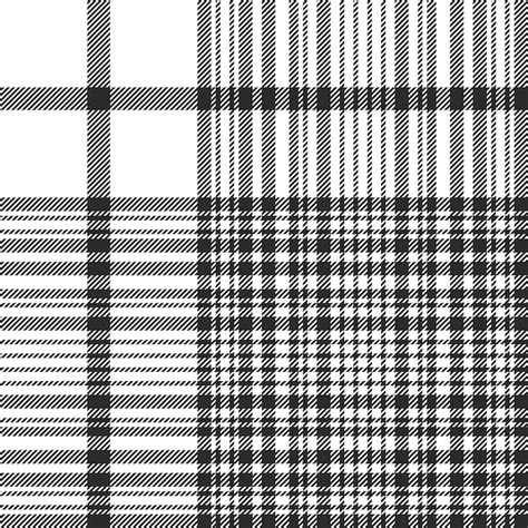 흑백 체크 무늬 원활한 패브릭 질감 프리미엄 벡터
