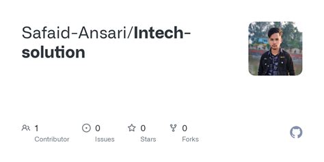 Github Safaid Ansariintech Solution