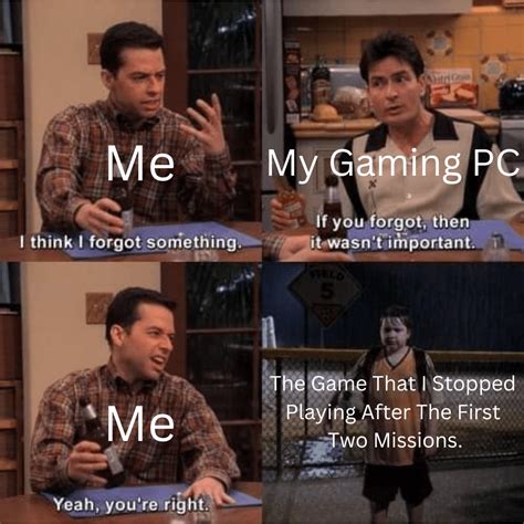 Which Game Did You Stop Playing After A Few Missions 😂 Rmemes