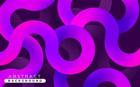 Premium Vector Abstract Gradient Purple Circles Geometric Shape