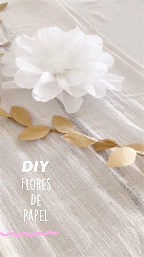 Diy Flores De Papel Fáciles Para Decorar