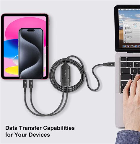 OEM PD USB C Charger Cable Split Two Ports PD USB C Charger Cable Split Two Ports Manufacturer