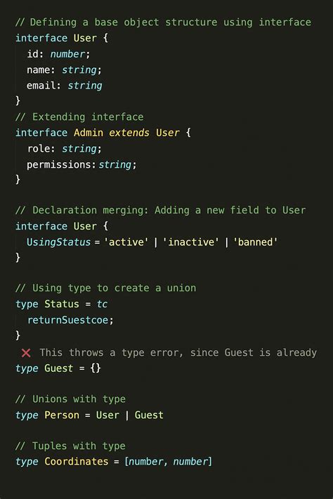 Type Vs Interface In Typescript When To Choose Tanishq Mishra Posted On The Topic Linkedin